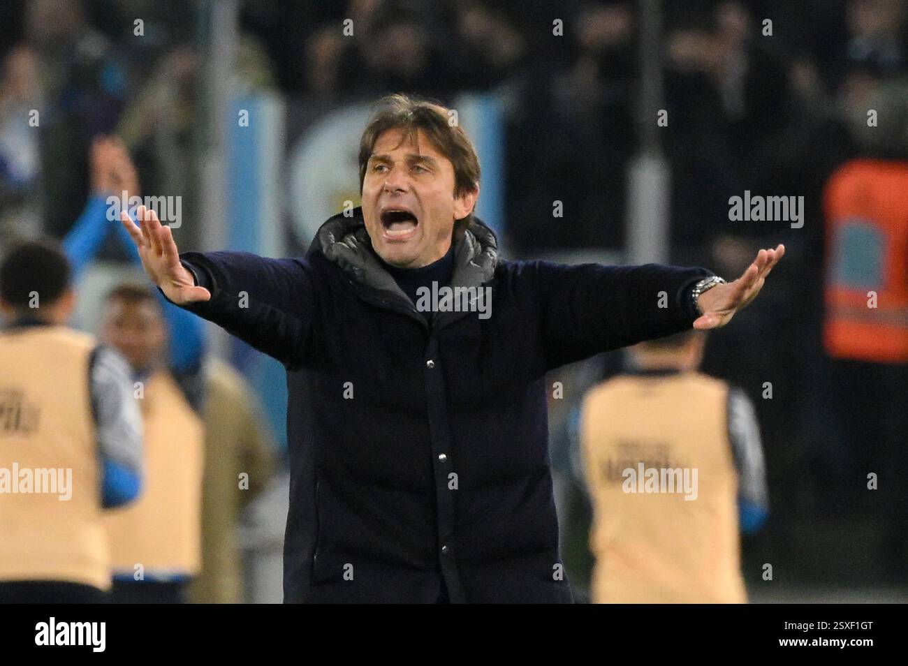 Napoli’s head coach Antonio Conte during the Serie A Enilive soccer ...