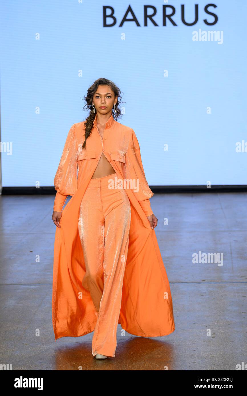 London, UK, 21st February 2025, Fashion Scout presents the collection ...