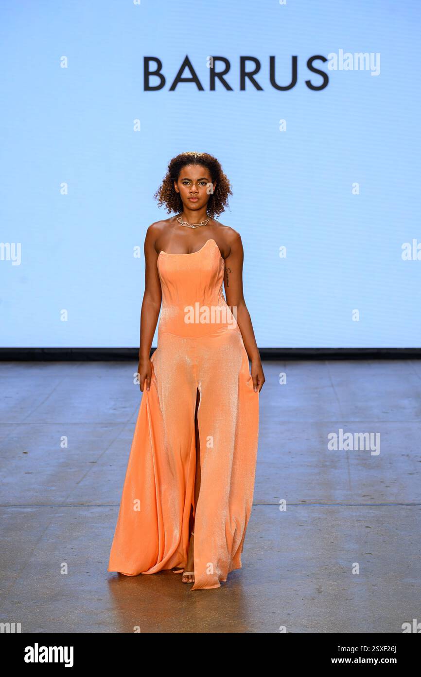 London, UK, 21st February 2025, Fashion Scout presents the collection ...