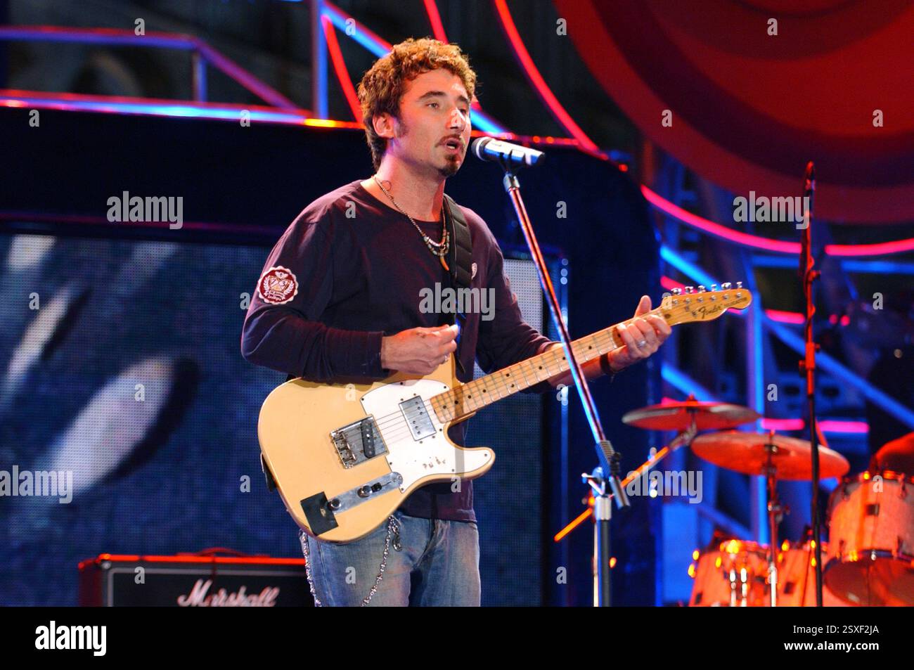 Torino Italy 04/06/2005: Federico Zampaglione,singer of Tiromancino ...