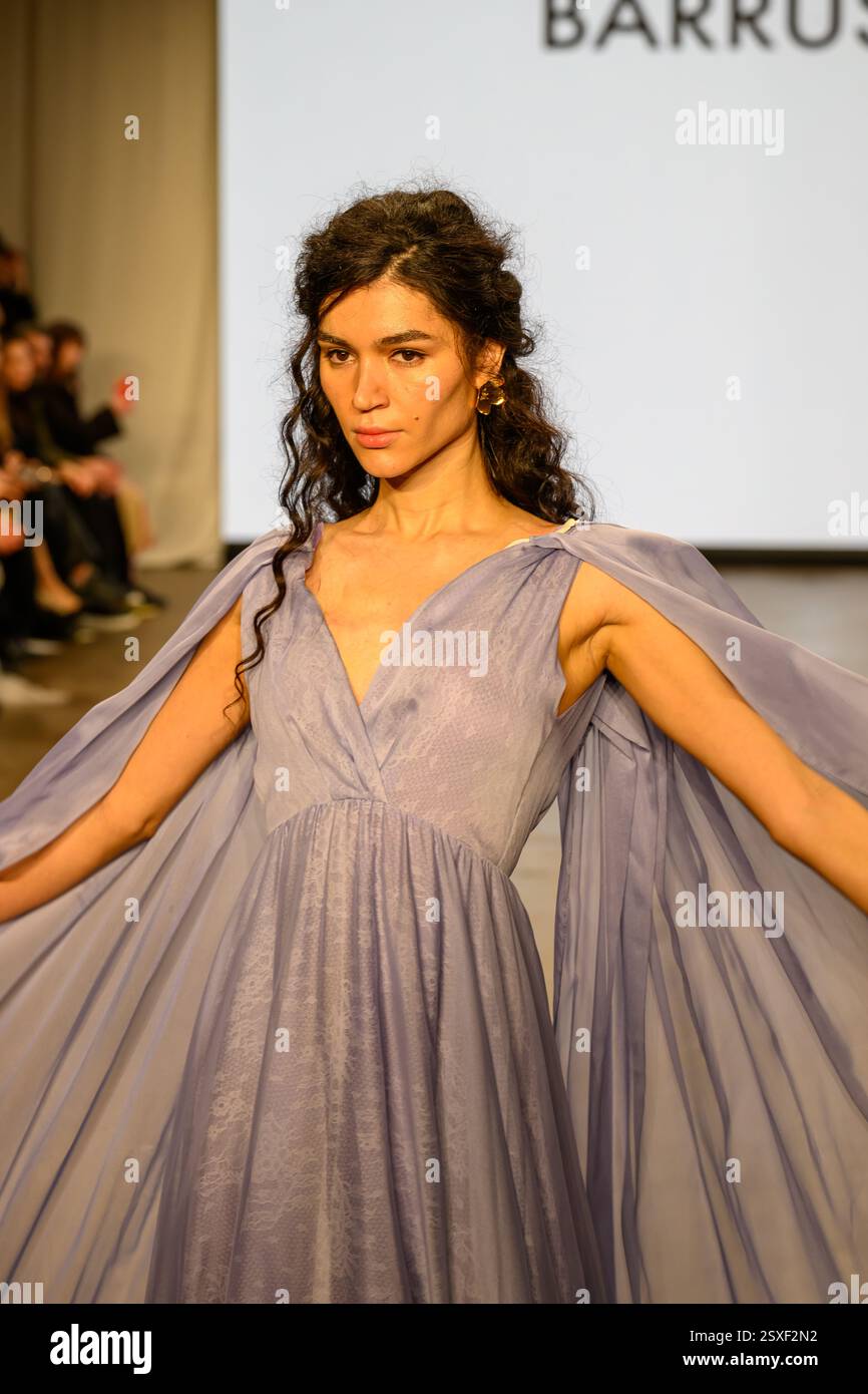 London, UK, 21st February 2025, Fashion Scout presents the collection ...