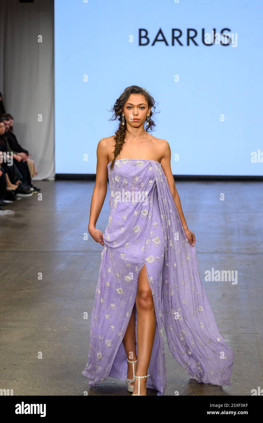 London, UK, 21st February 2025, Fashion Scout presents the collection ...