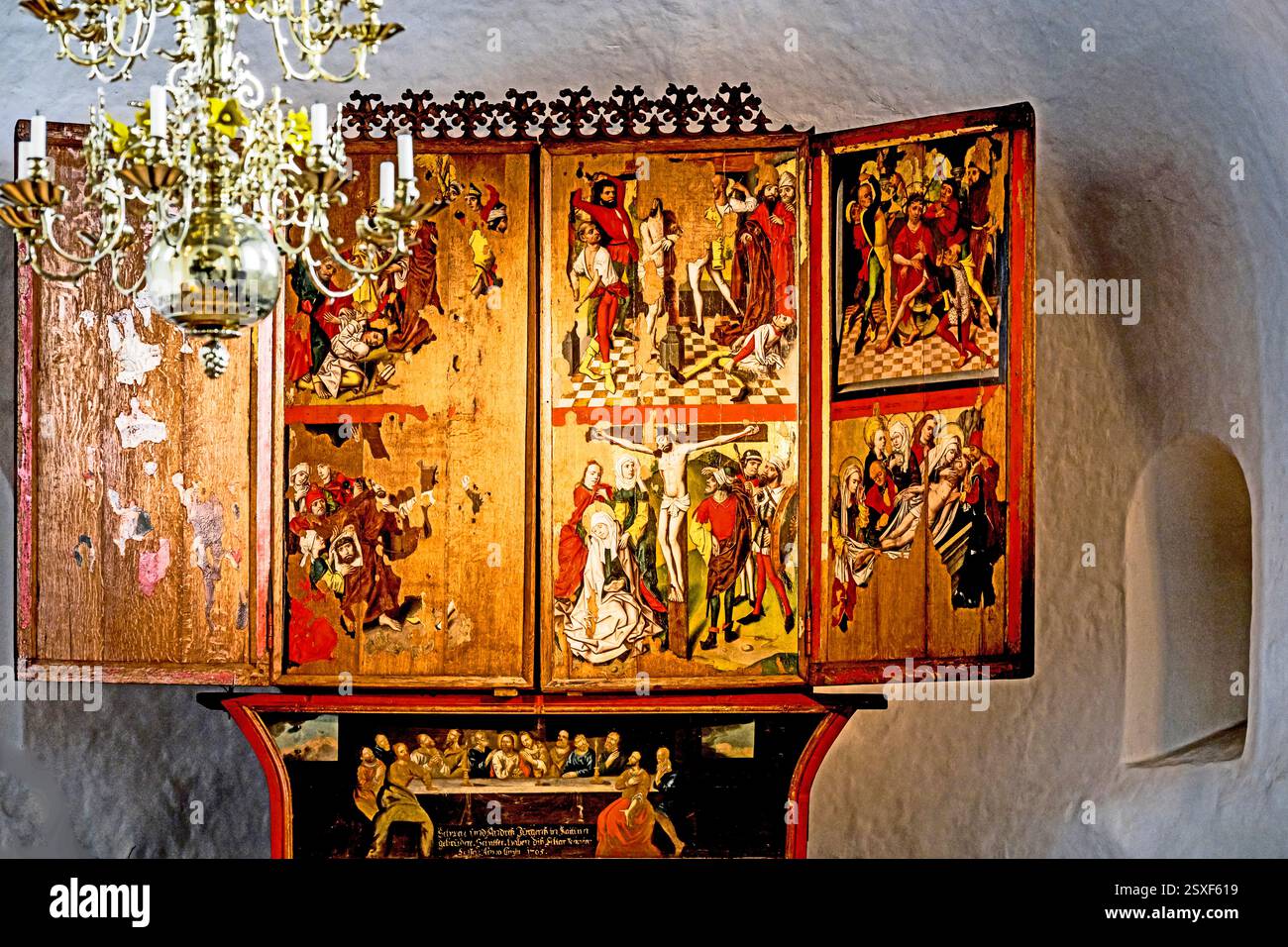Interior of the St. Severin Church in Keitum, Sylt; Innenraum von St ...