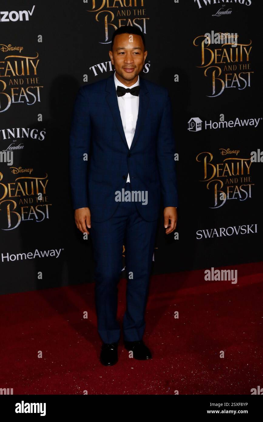 John Legend attends the World Premiere of Disney's 'Beauty And The ...
