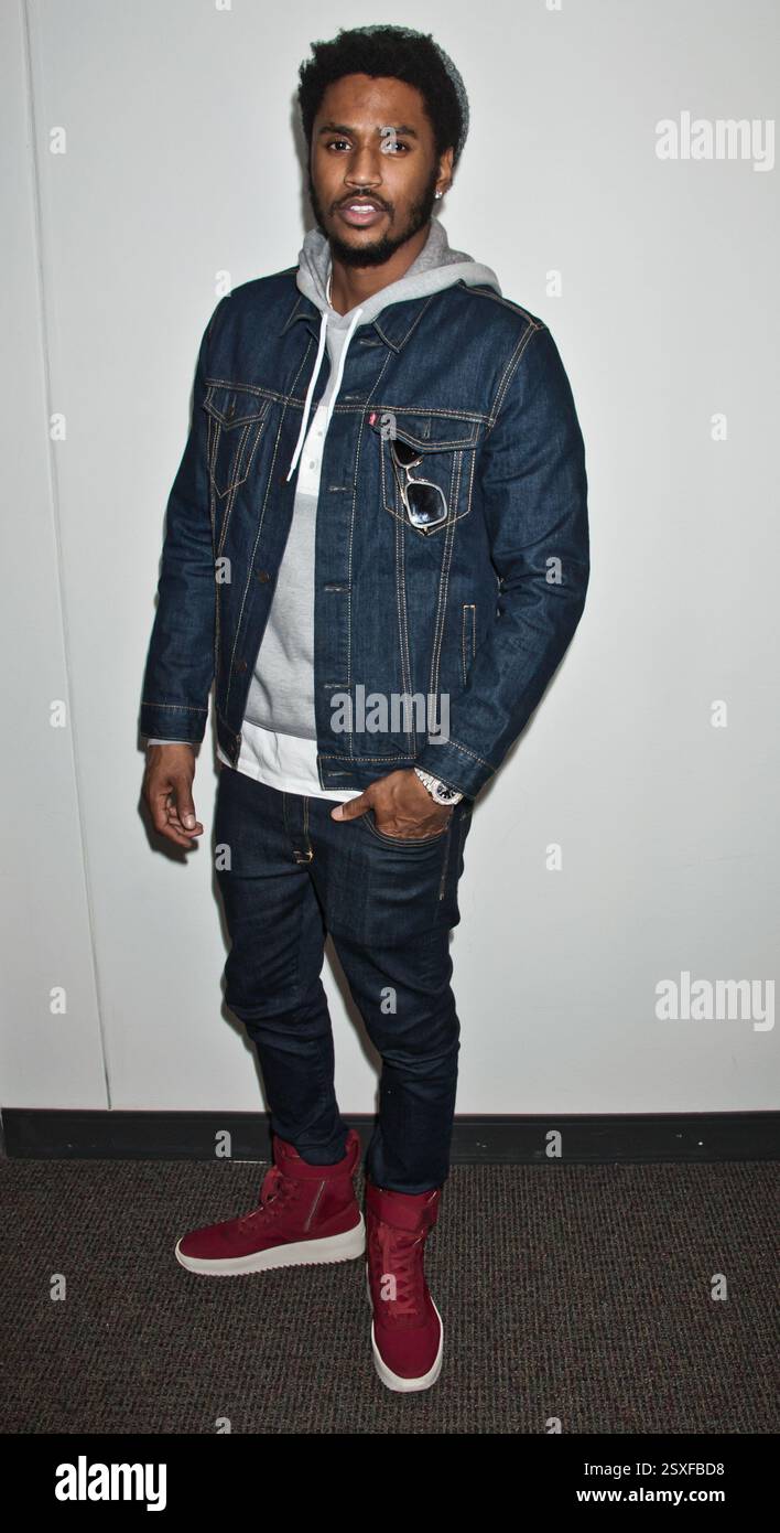 February 22, 2017 - American Singer-Songwriter Trey Songz Attends ...