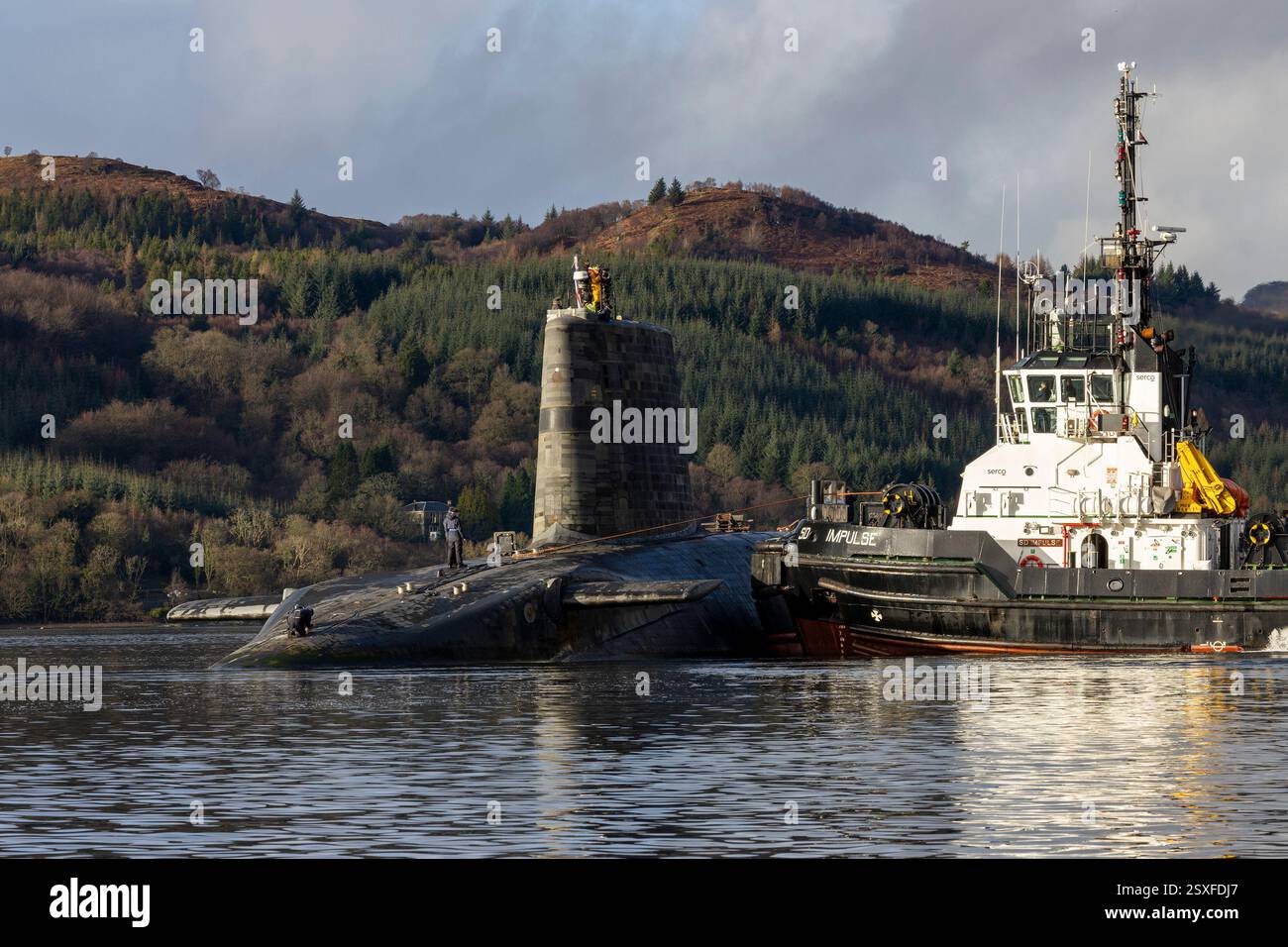 Undated handout photo provided by the Ministry of Defence of vanguard ...