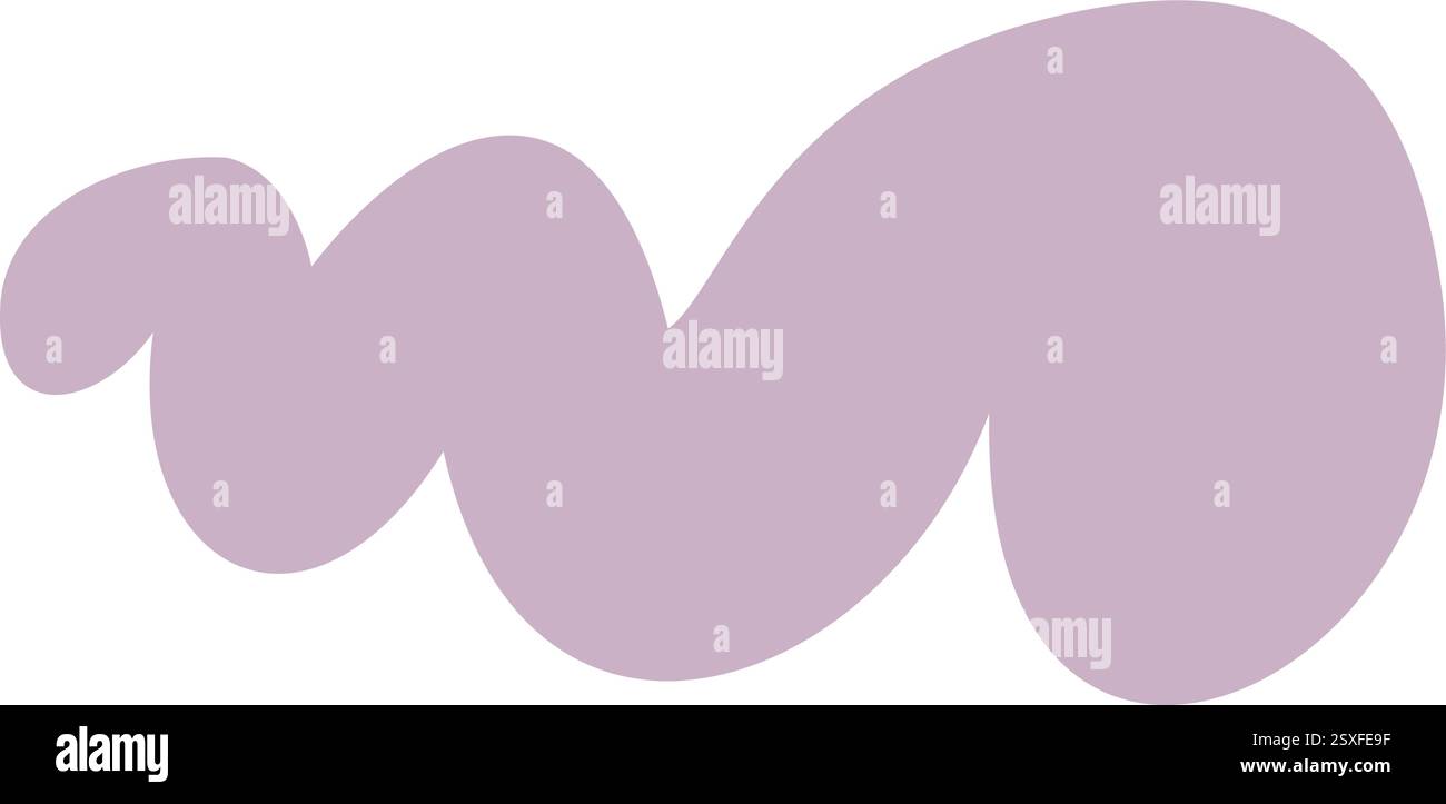 Abstract lavender wave blob shape icon Stock Vector Image & Art - Alamy