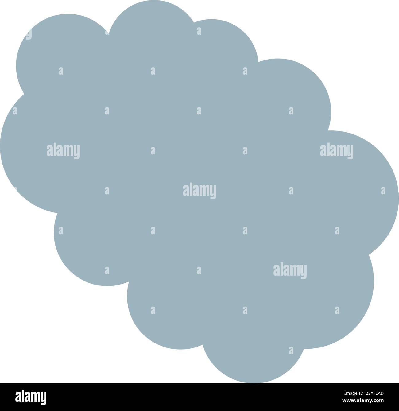 Abstract blue cloud blob shape icon Stock Vector Image & Art - Alamy