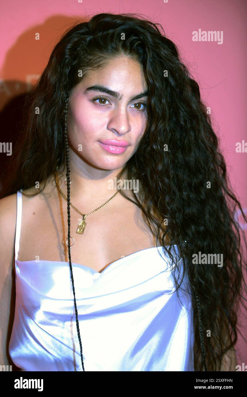 Miami, Florida, USA. 22nd Feb, 2025. Jessie Reyez attends Karol G's Con ...