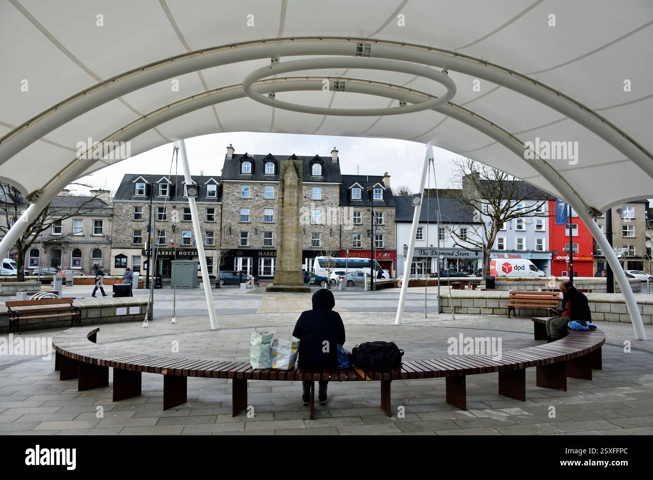 The Diamond, Donegal Town, Ireland Stock Photo - Alamy