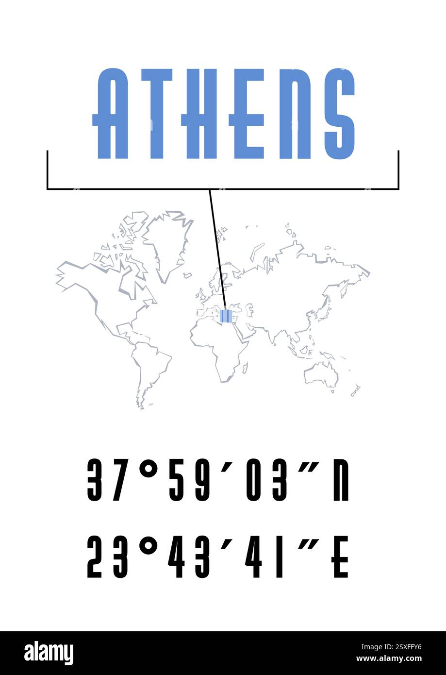 Greek travel poster Cut Out Stock Images & Pictures - Alamy