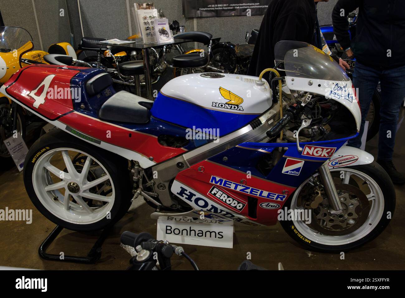 Bristol Classic Motorcycle show 2025 Honda Racer signed carl fogarty ...