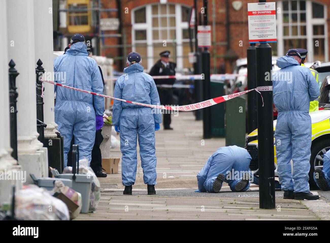 File photo dated 2/4/2024 of forensic officers at the scene in Comeragh ...