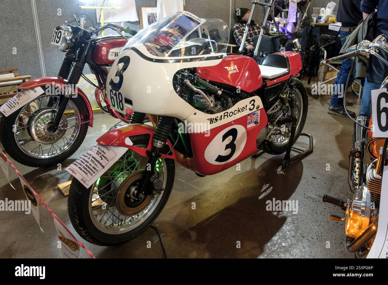 Bsa rocket 3racing bike hi-res stock photography and images - Alamy
