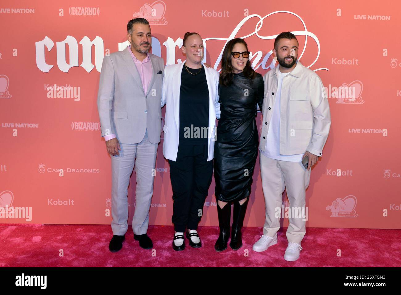 Miami, Florida, USA. 22nd Feb, 2025. Toni Wallace, Ivan Alarcan, Berta ...