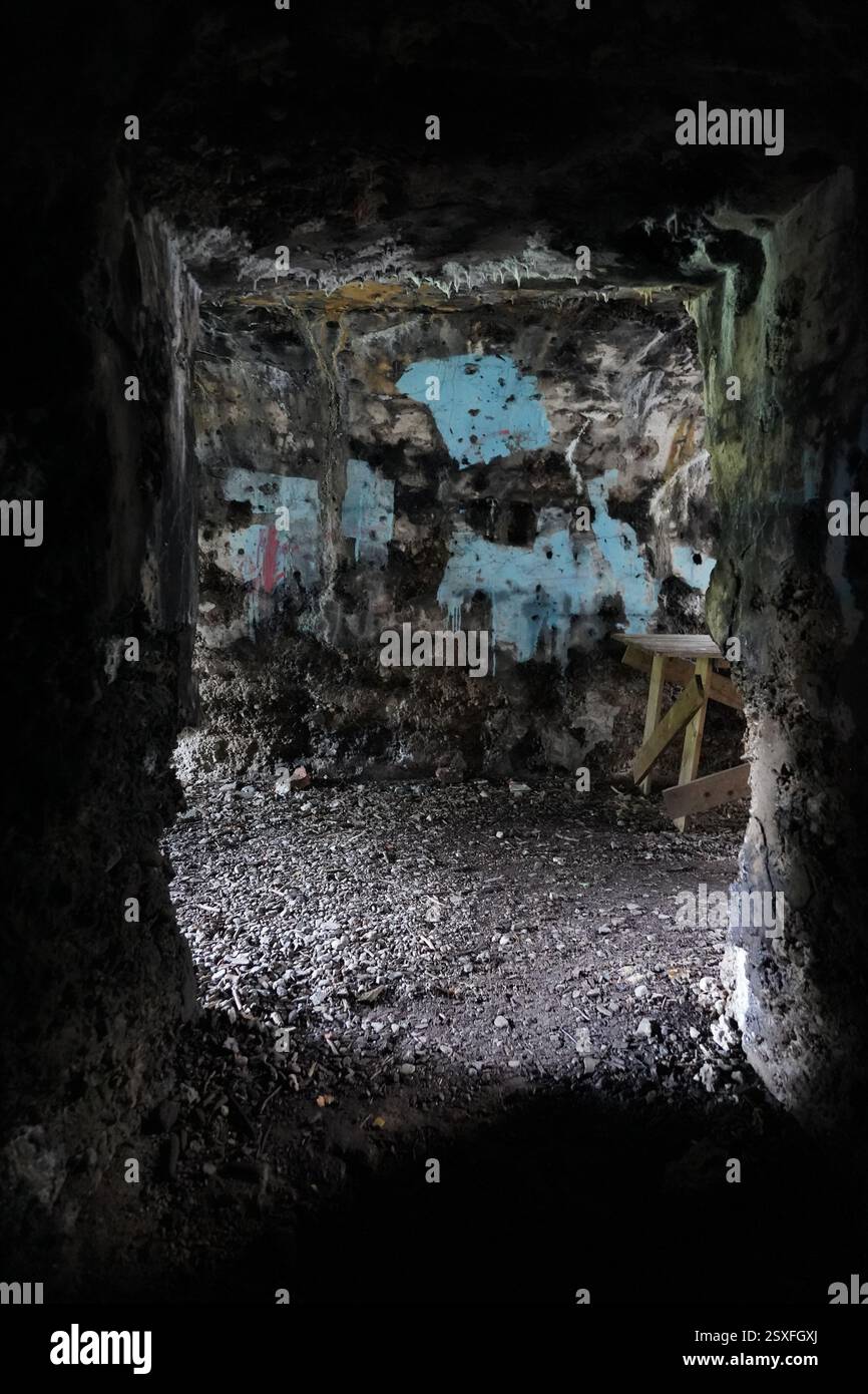 an abandoned, decayed room where time has painted its own story Stock ...