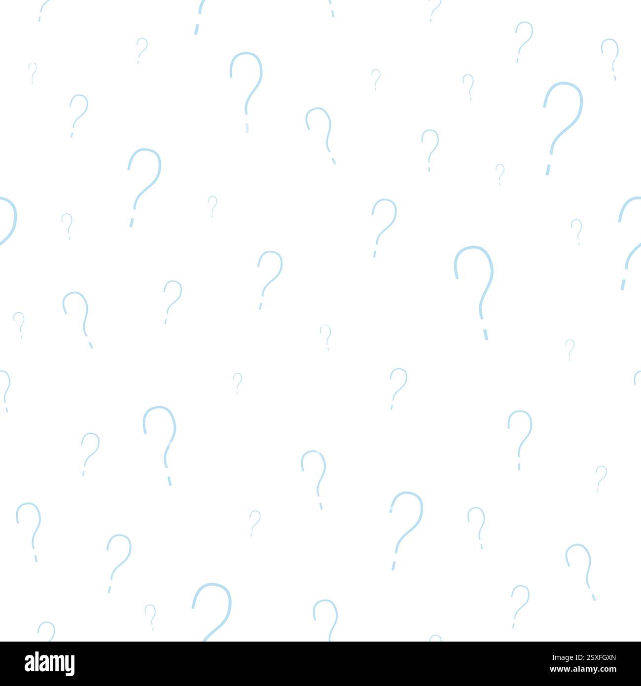 Seamless pattern. Vector question mark pattern. Question marks design ...