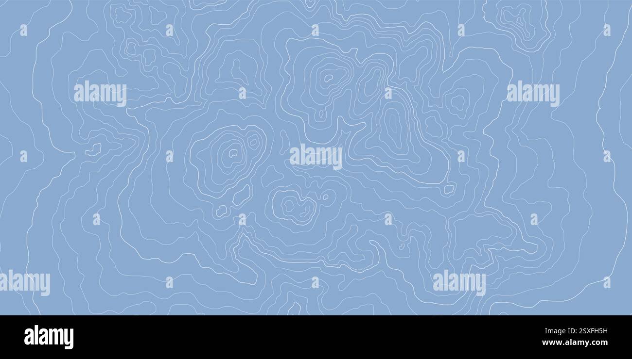 Topographic map vector illustration. Imaginary mountain elevation map ...