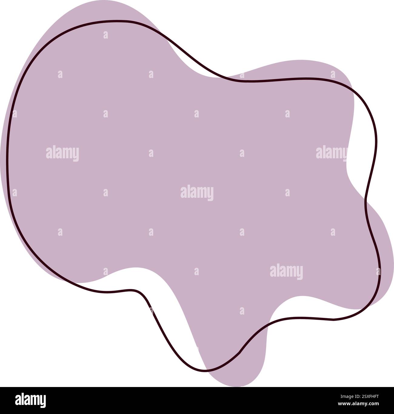 Abstract lavender fluid blob shape icon Stock Vector Image & Art - Alamy