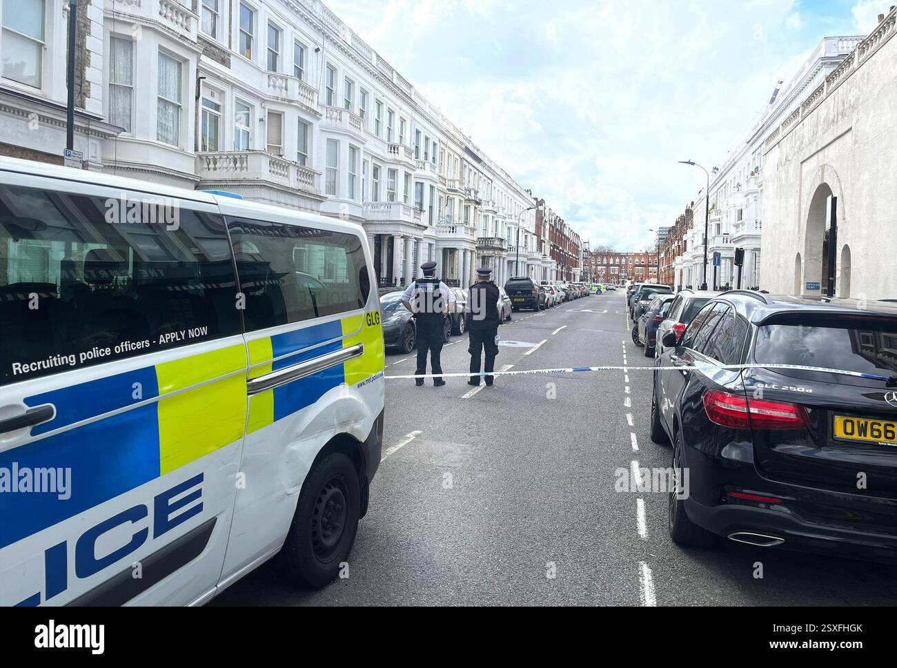 File photo dated 2/4/2024 of the scene in Comeragh Road, West ...