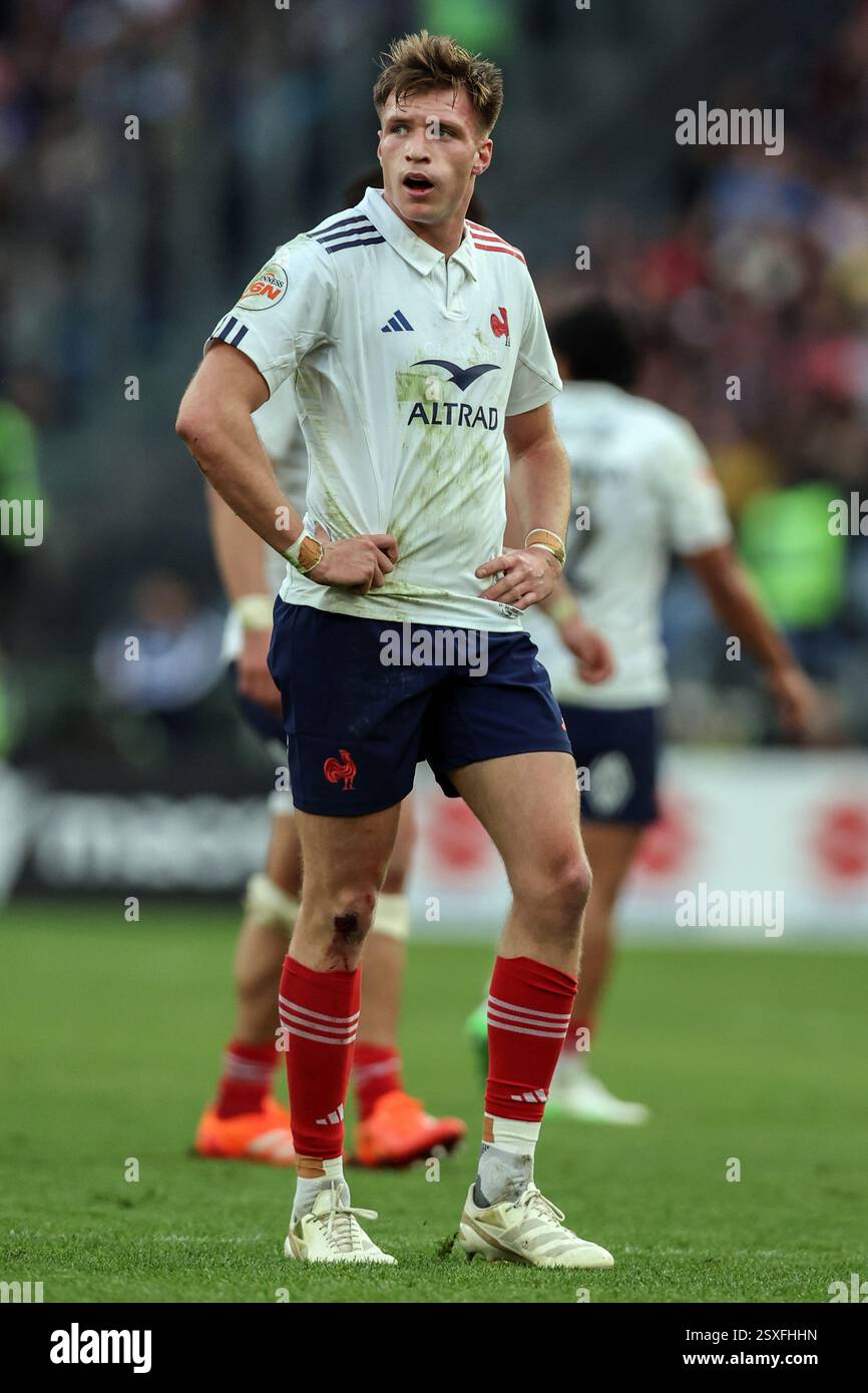 Leo Barre of France seen in action during the Guinness Six Nations 2025 ...