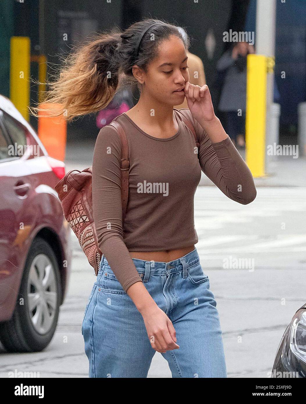 Malia obama hi-res stock photography and images - Alamy