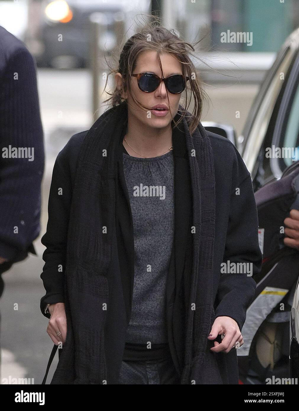 Monaco Royal Charlotte Casiraghi arrives in JFK with her son Raphaël ...