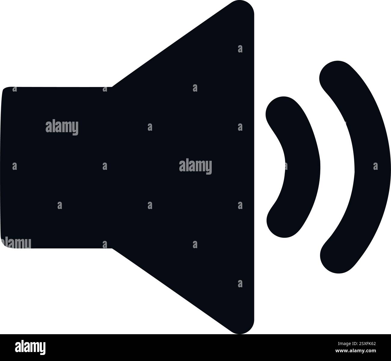 Volume button icon ui ux Stock Vector Images - Alamy