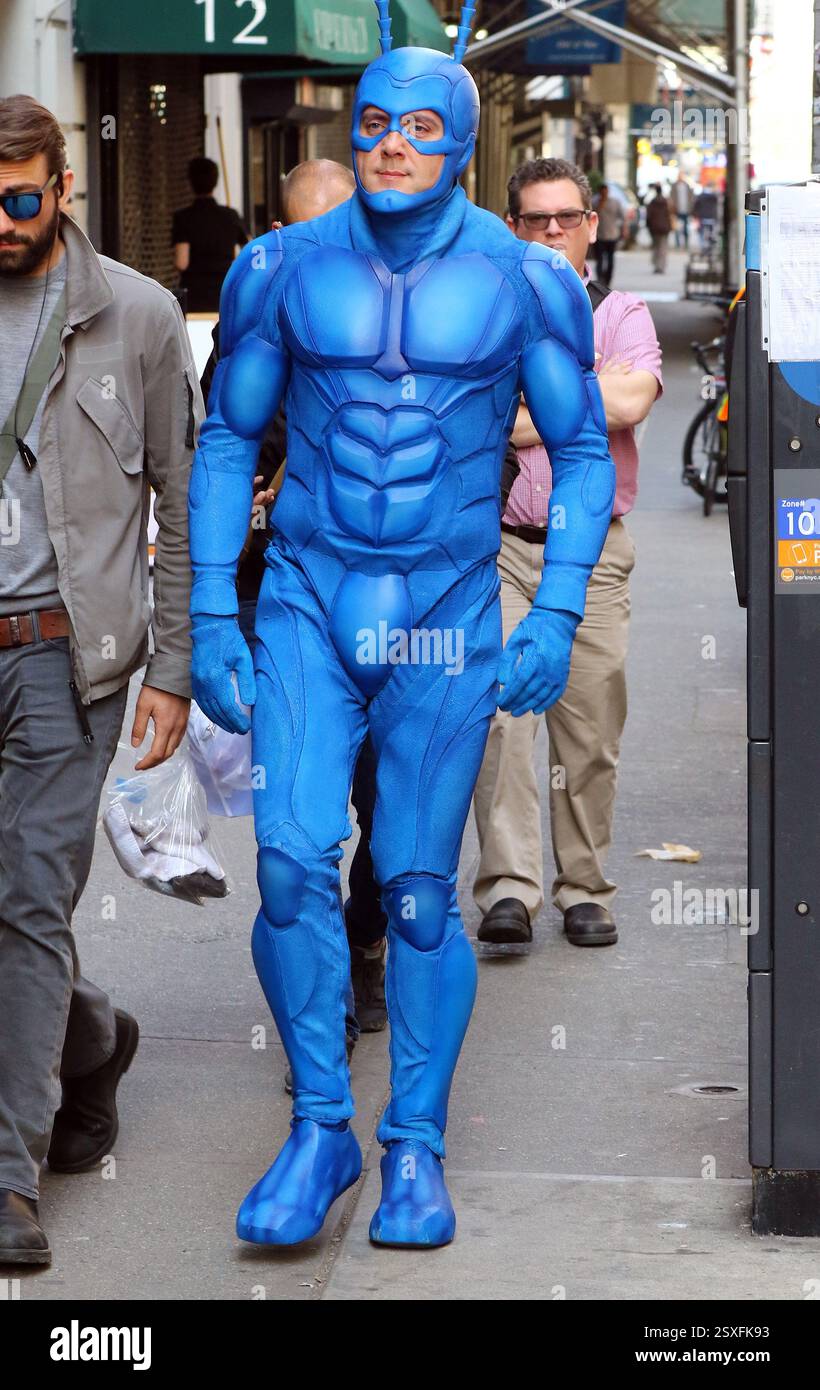 Actor Peter Serafinowicz was in costume on the set of the new movie ...