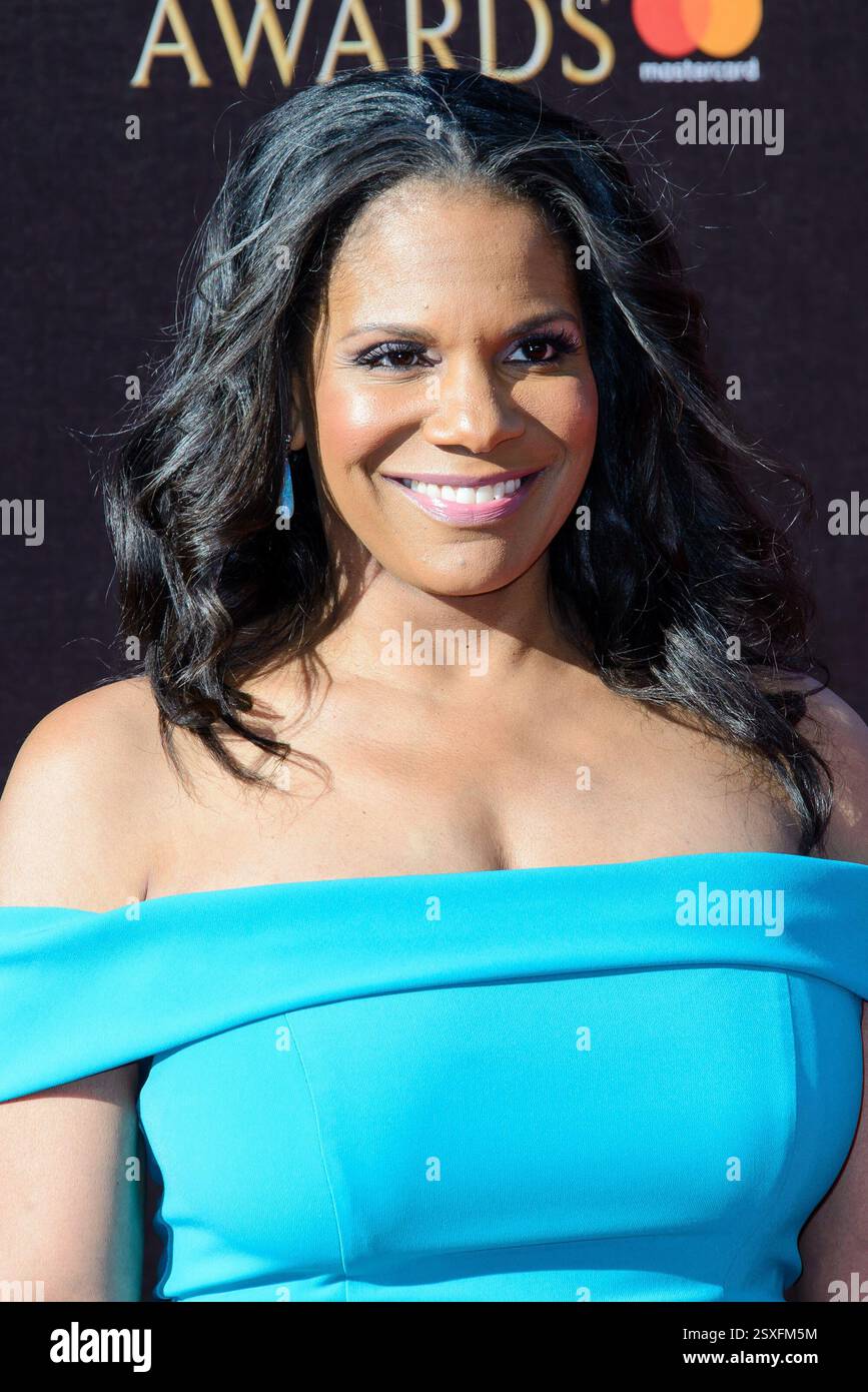 Audra McDonald arrives at the Olivier Awards 2017 on the 9th April 2017 ...