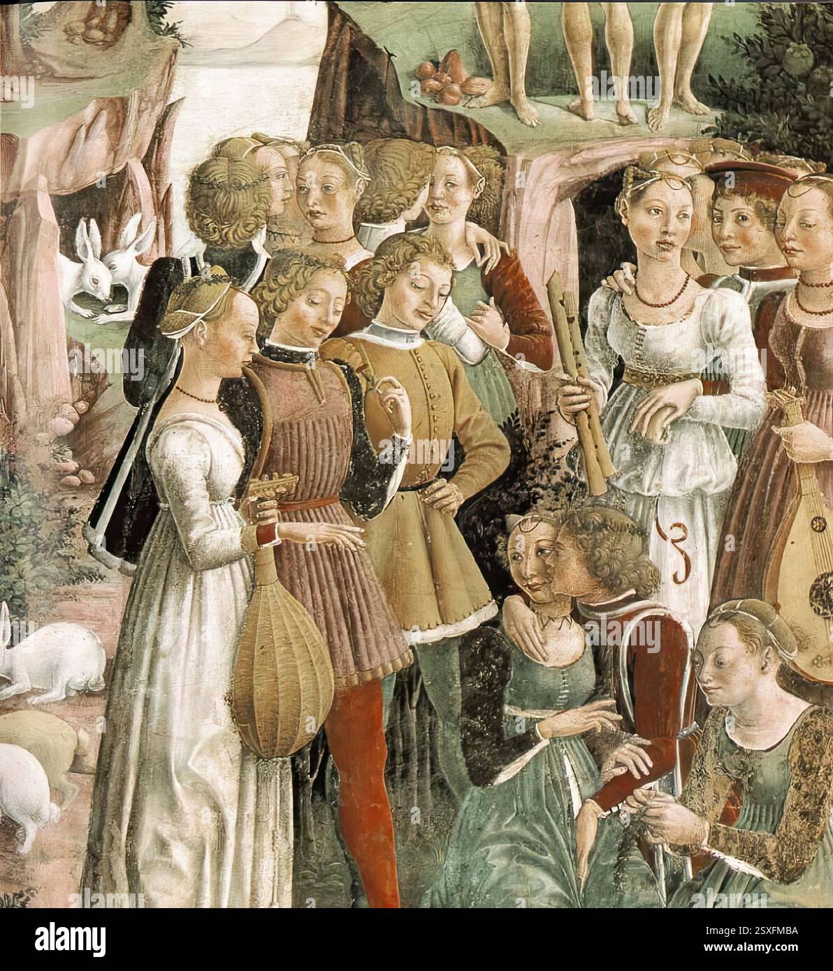 COSSA, Francesco (b. ca. 1435, Ferrara, d. ca. 1477, Bologna) Allegory ...