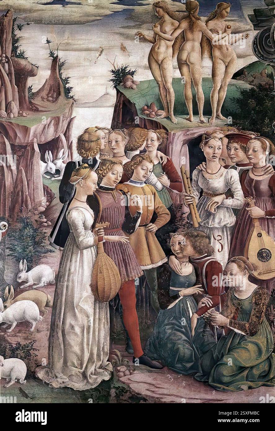 COSSA, Francesco (b. ca. 1435, Ferrara, d. ca. 1477, Bologna) Allegory ...