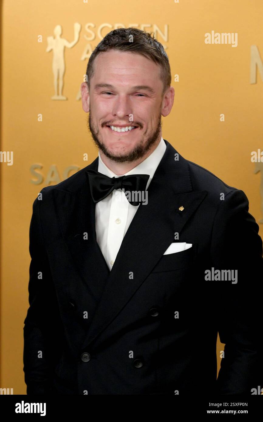 Ca. 23rd Feb, 2025. Grant Harvey at arrivals for The 31st Annual Screen ...