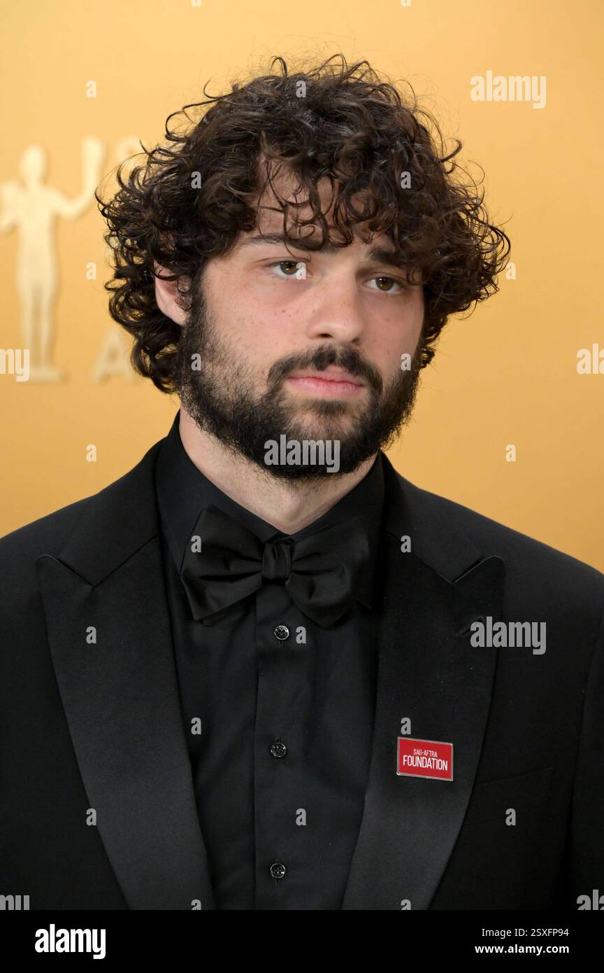 Noah Centineo at arrivals for The 31st Annual Screen Actors Guild SAG Awards - Part 4, Shrine ...