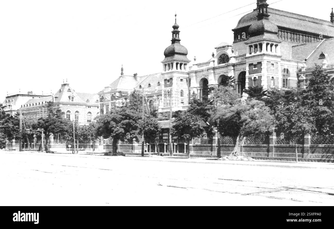 Vintage photo of The Supreme Court and the Ministry of Justice in Tokyo ...