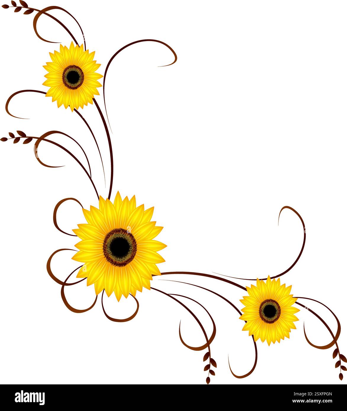 Tendril flower Cut Out Stock Images & Pictures - Alamy