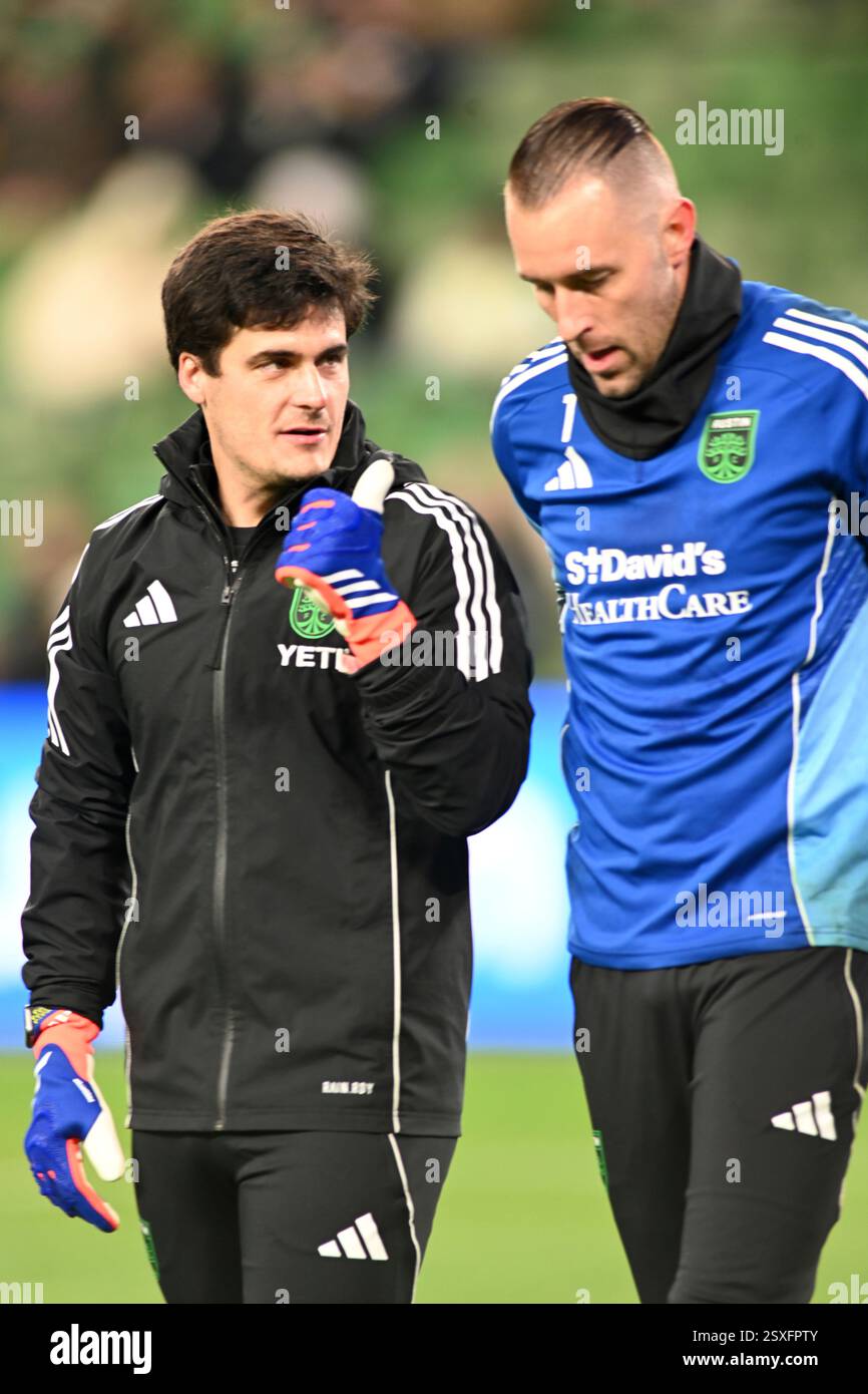 AUSTIN, TX - February 22: Austin FC goal keeper coach Francisco "Curro ...