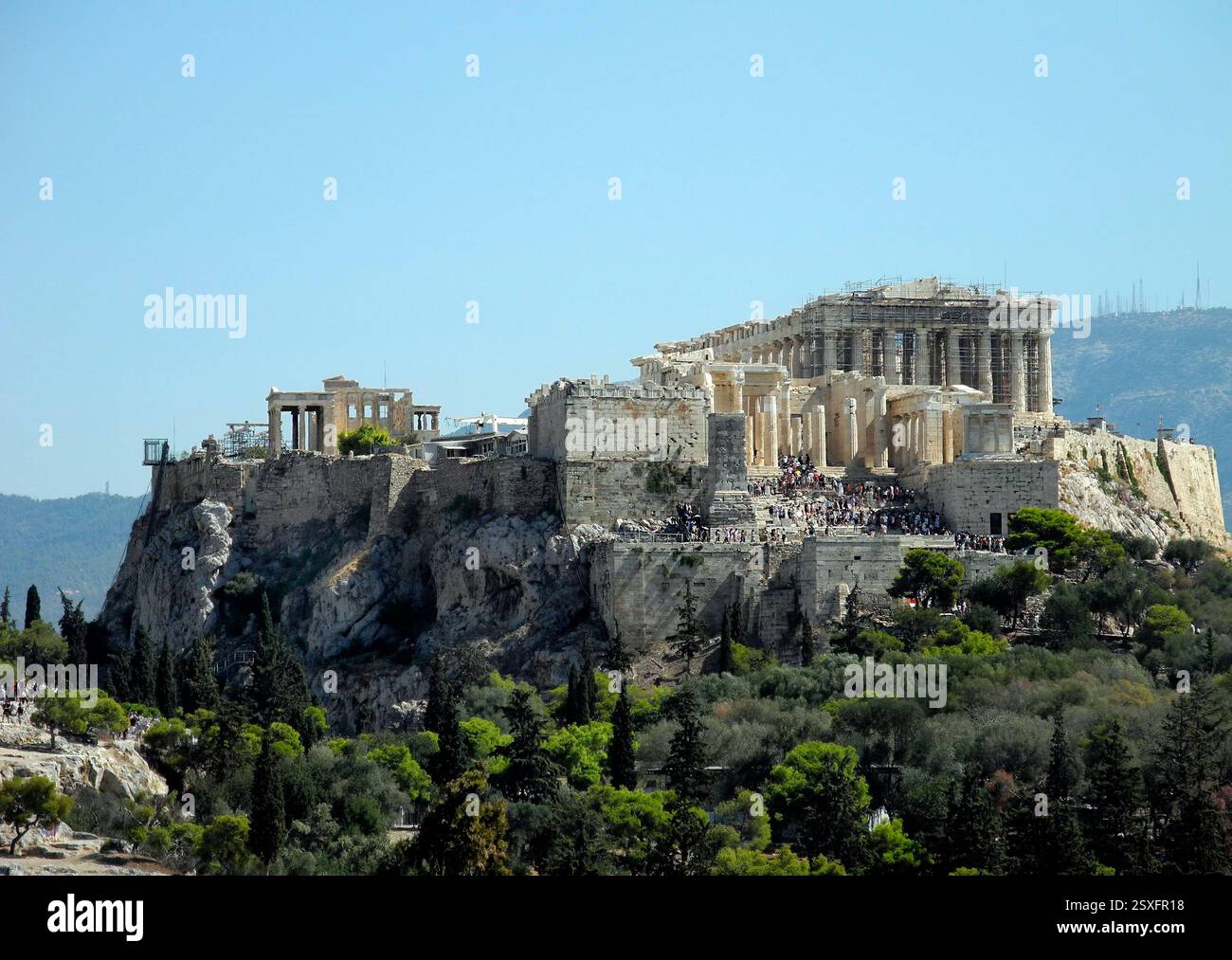 Athens, Greece - September 24, 2024: Crowd of people on UNESCO world ...