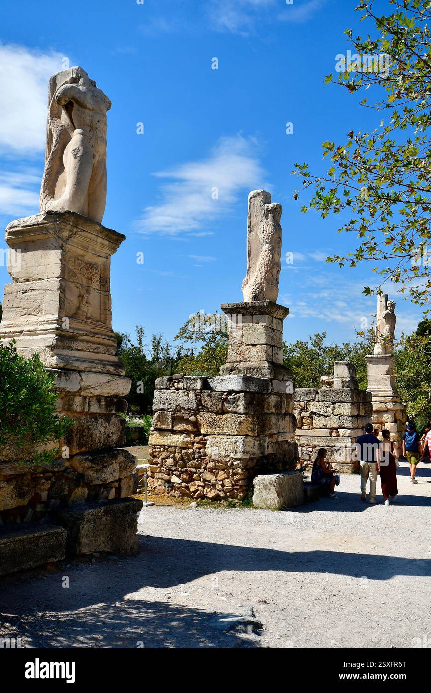 Athenean agora hi-res stock photography and images - Alamy