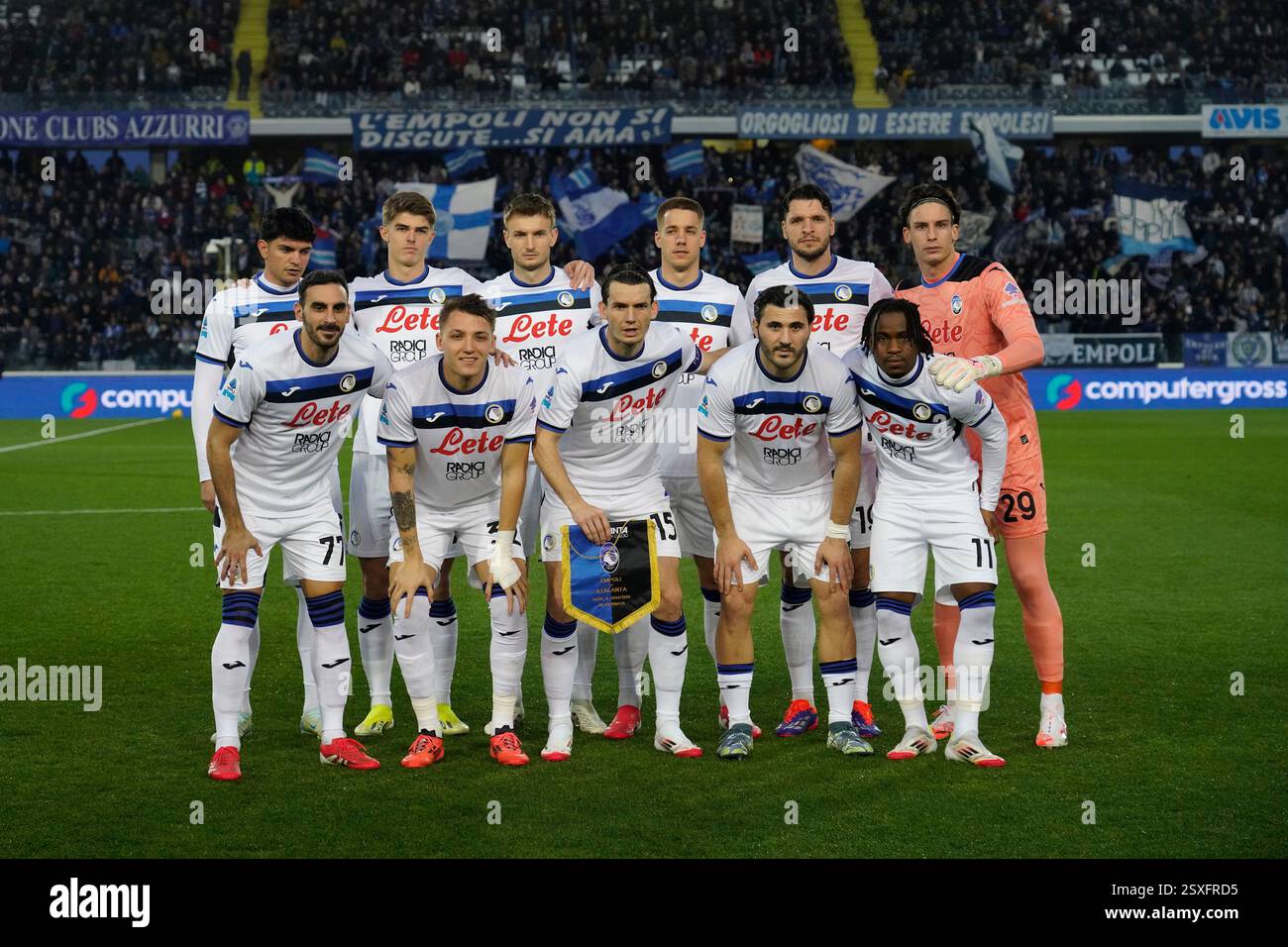 Empoli, Italia. 23rd Feb, 2025. Atalanta line up during the Serie A ...