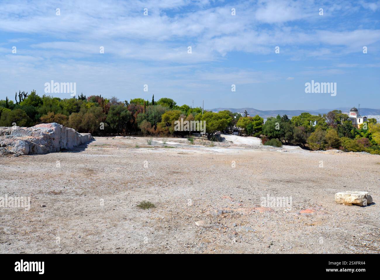 Athens, Greece - Pnyx - a historic place where democratic assemblies ...