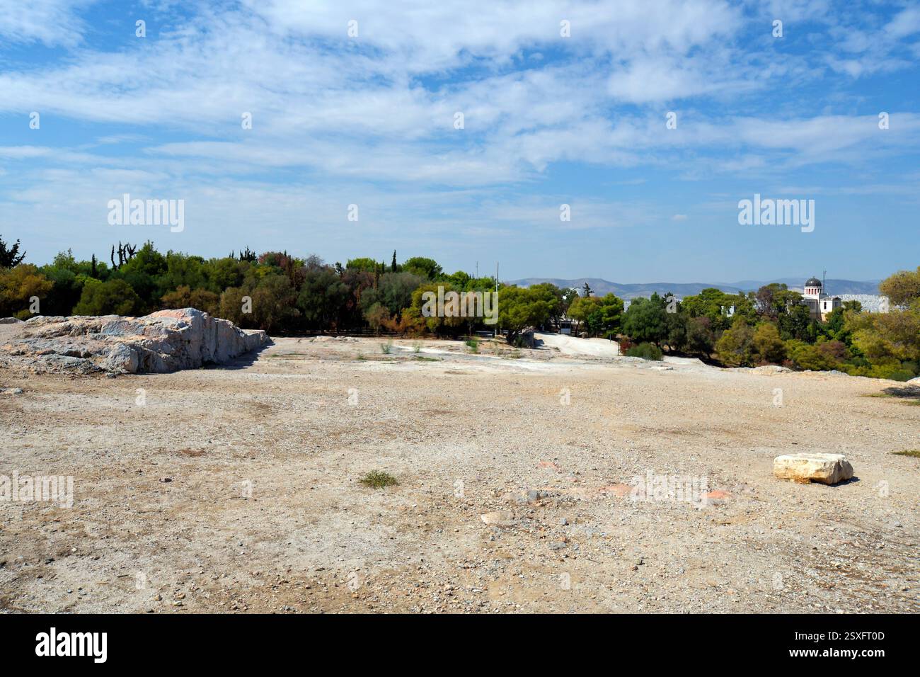 Athens, Greece - Pnyx - a historic place where democratic assemblies ...