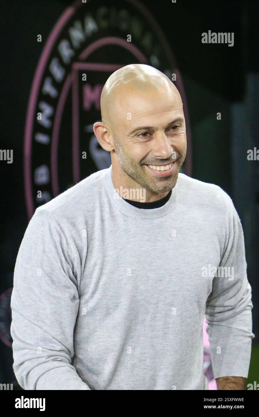 Fort Lauderdale, Florida, USA. 22nd Feb, 2025. Inter Miami head coach ...