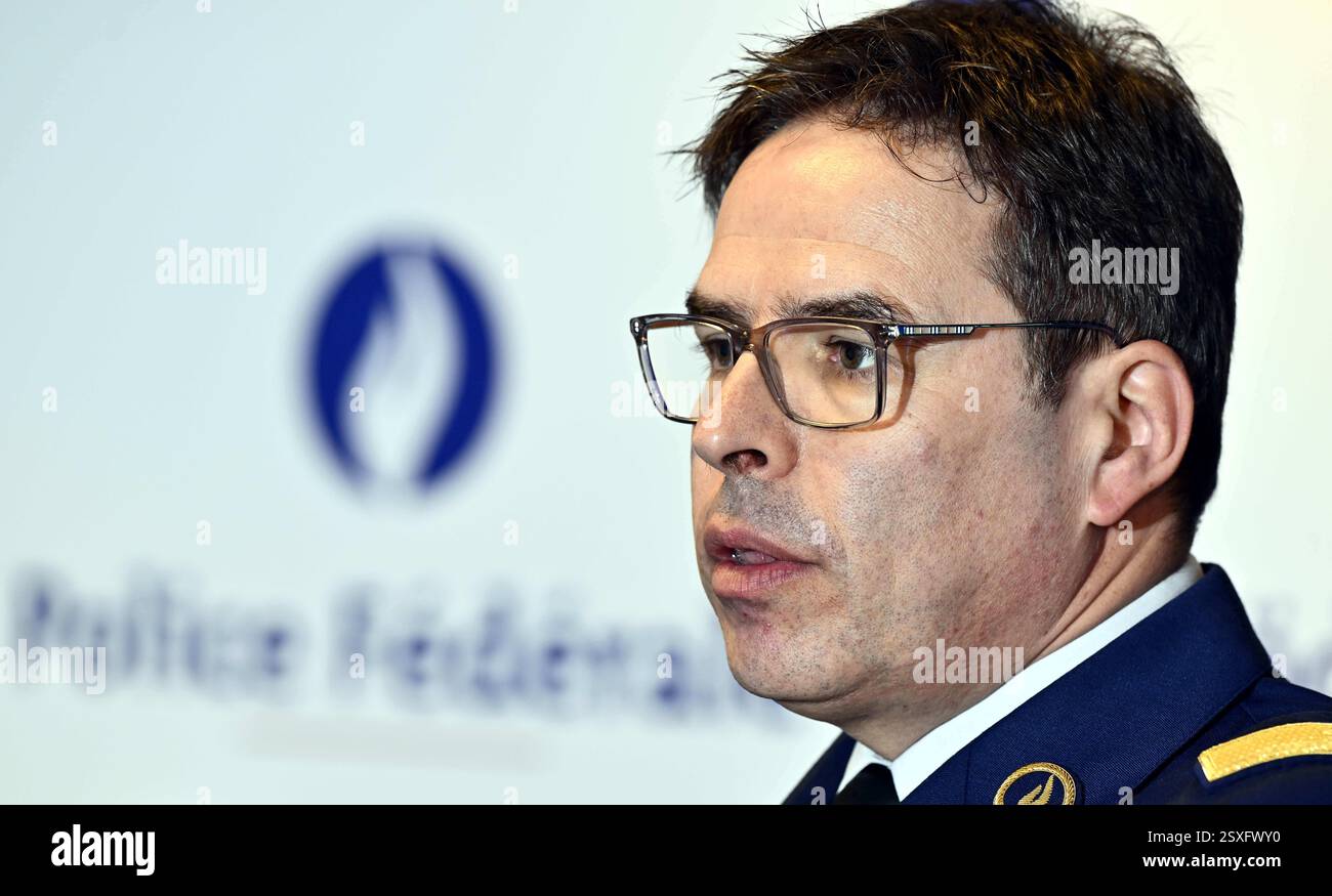 Brussels, Belgium. 24th Feb, 2025. Federal police general commissioner ...