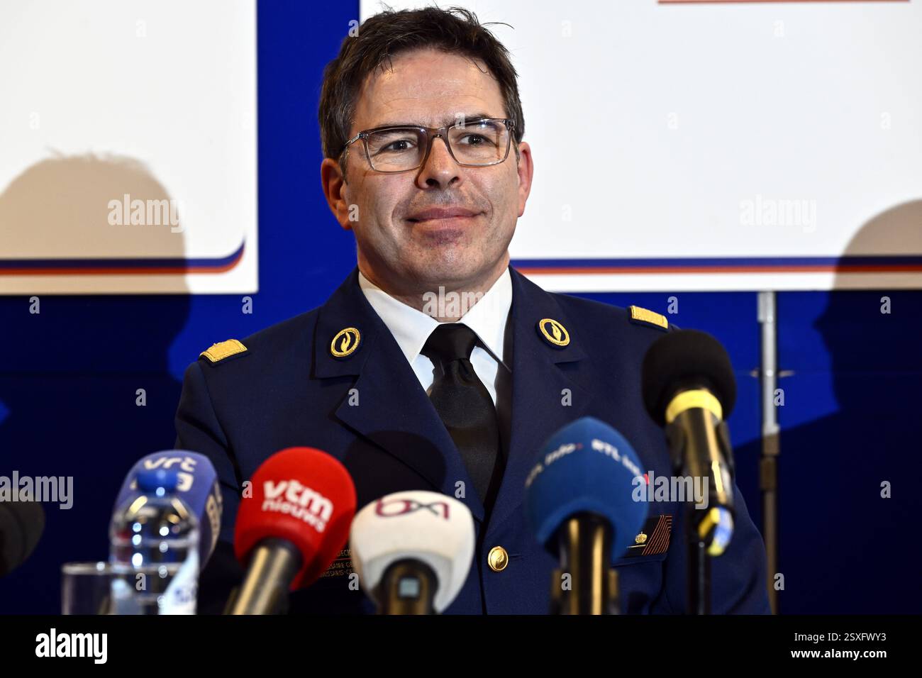 Brussels, Belgium. 24th Feb, 2025. Federal police general commissioner ...