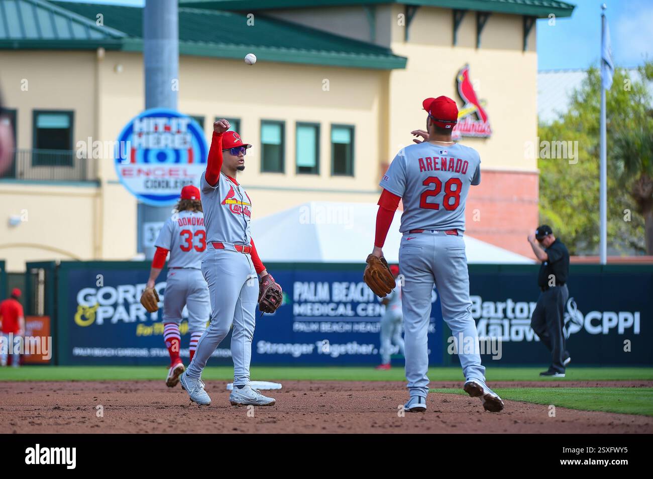 Jupiter, USA. 22nd Feb, 2025. Feb 22, 2025; Jupiter, FL, USA; St. Louis ...