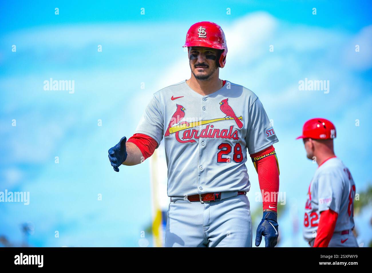 Jupiter, USA. 22nd Feb, 2025. Feb 22, 2025; Jupiter, FL, USA; St. Louis ...