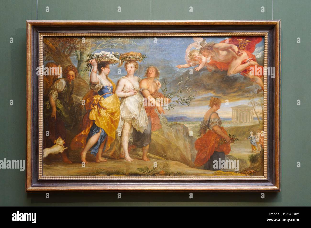 Vienna, Austria. Art History Museum (Kunsthistorisches Museum Wien) in the first district, Jan ...