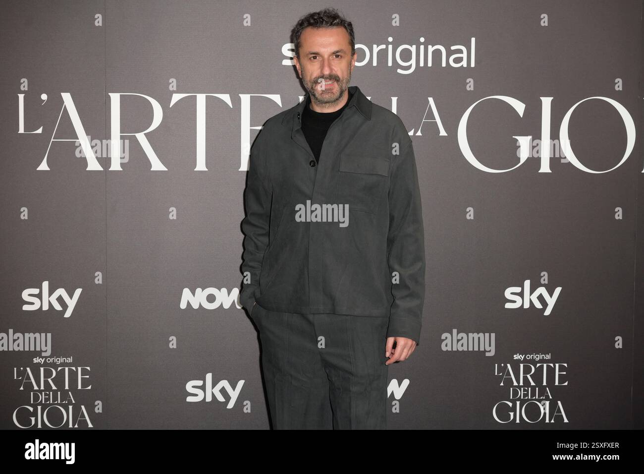 Rome, Italy. 24th Feb, 2025. Nicolangelo Gelormini attends the ...