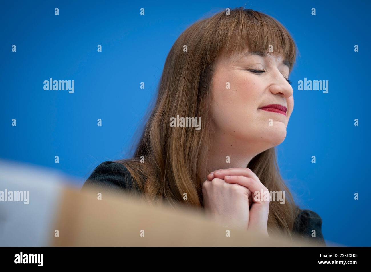 Wahlnachlese, Die Linke, Heidi Reichinnek Berlin, Bundespressekonferenz ...